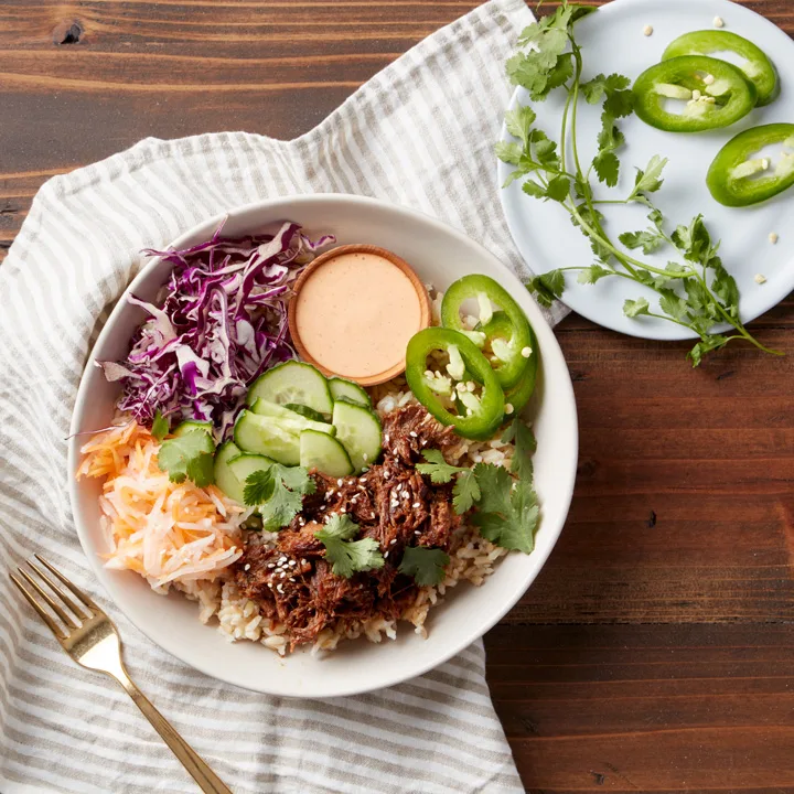Slow-Cooker Vietnamese Pork Bowls Recipe | FreshDirect
