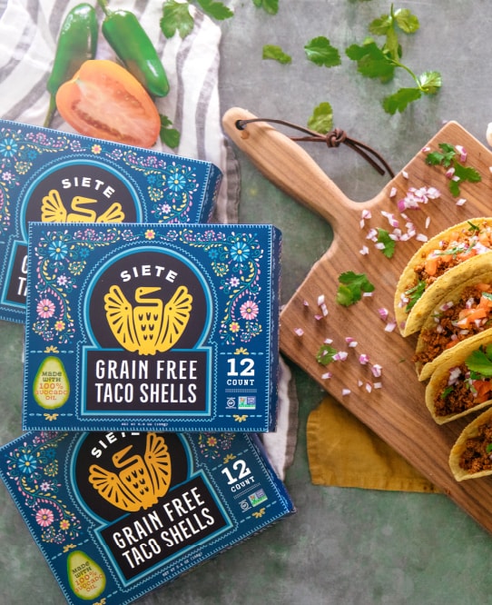 Delicious mexican-american food: crunchy taco wrap