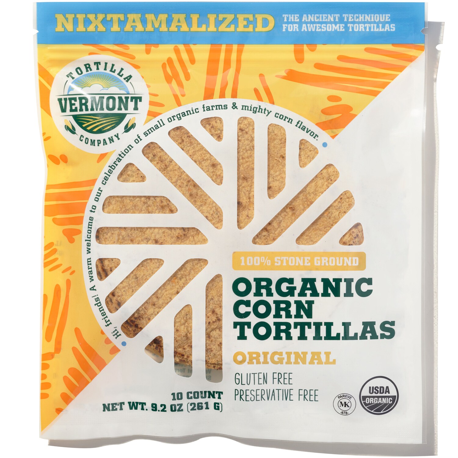 Order Vermont Tortilla Company Stone Ground Corn Tortillas, Frozen ...
