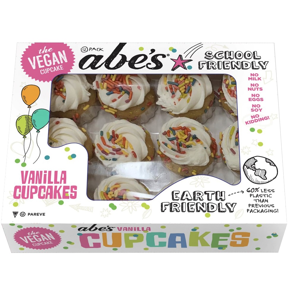 Abe's Vegan Mini Cupcakes, Vanilla | FreshDirect