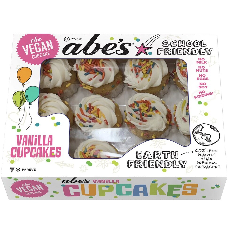 Abe's Vegan Mini Cupcakes, Vanilla | FreshDirect