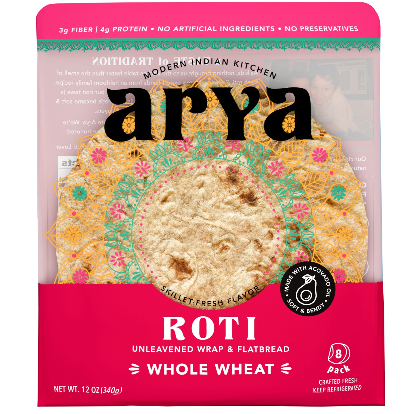 Arya Roti, Whole Wheat | FreshDirect