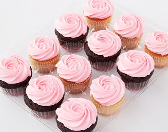 FreshDirect Breast Cancer Month Cupcake Platter | FreshDirect