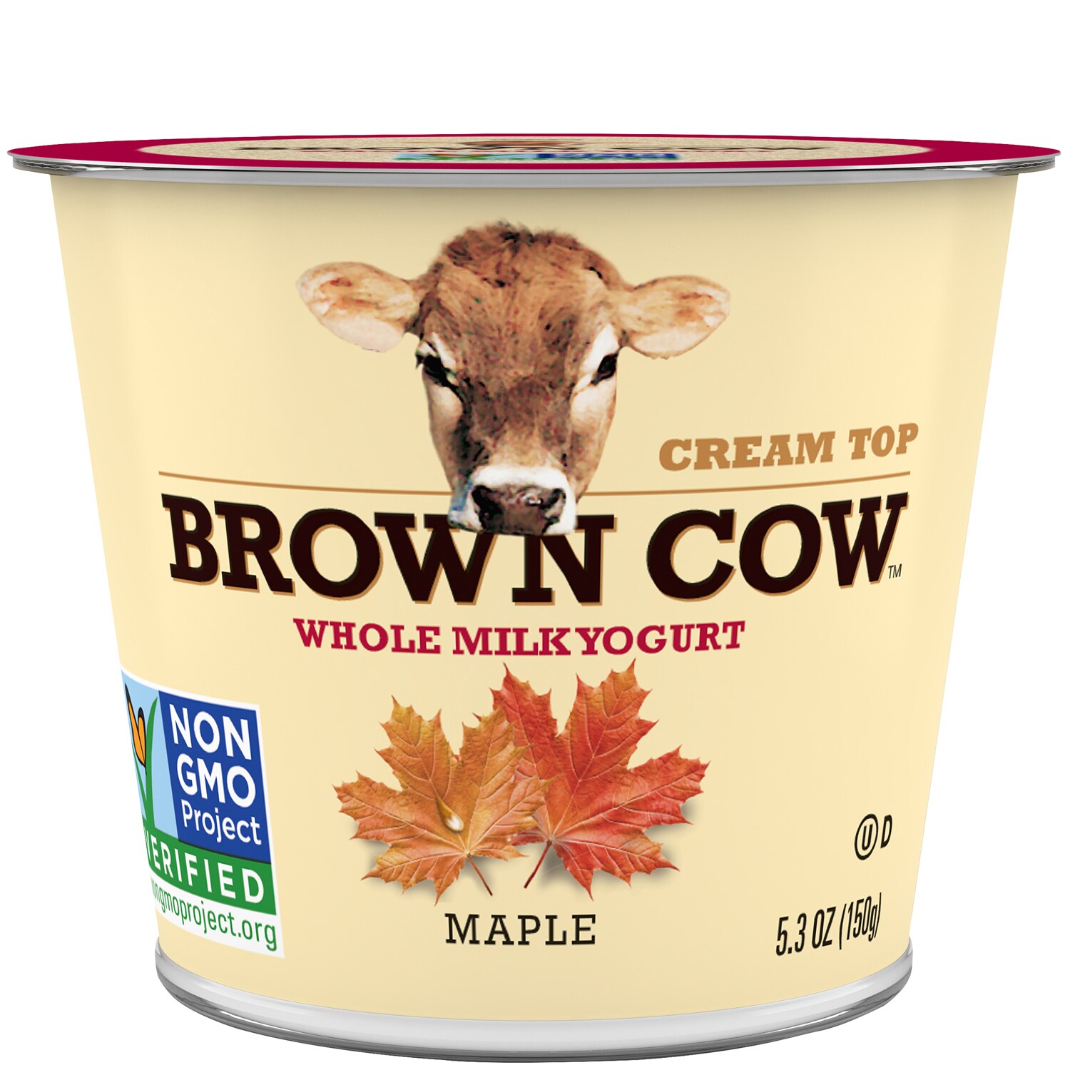 Order Brown Cow Smooth and Creamy Cream Top Yogurt, Maple | Fast Delivery
