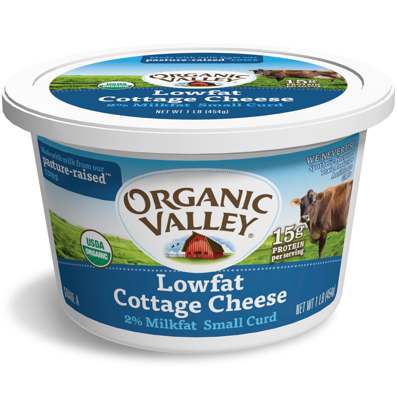 Order Organic Valley Low-Fat Cottage Cheese | Fast Delivery