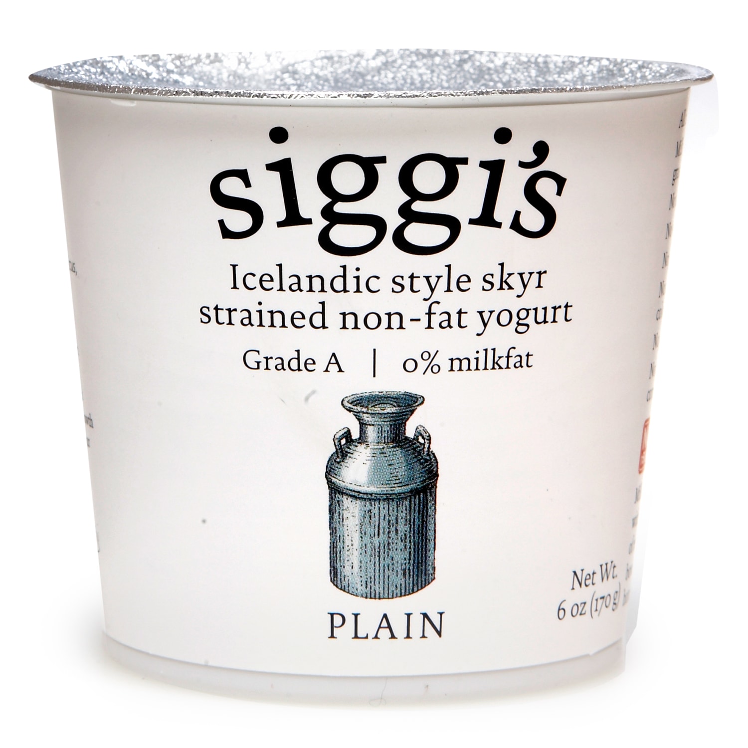 Siggi's Skyr Icelandic-Style Yogurt, Plain 5.3oz | FreshDirect