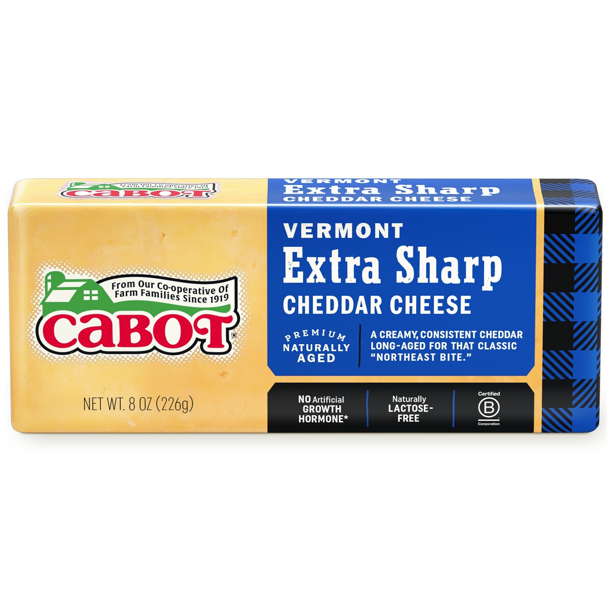 Order Cabot Yellow Extra Sharp Cheddar Cheese Bar | Fast Delivery