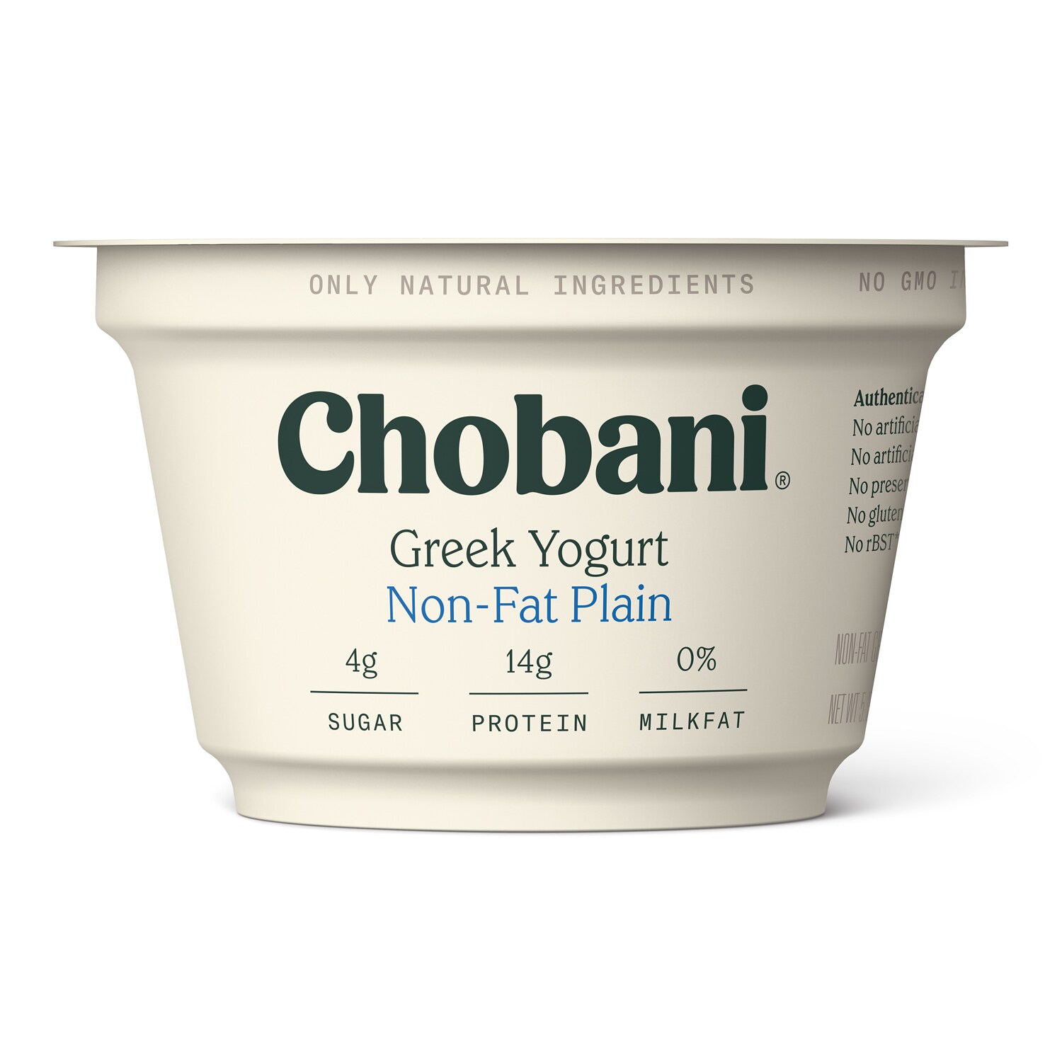Order Chobani Non-Fat Greek Yogurt, Plain | Fast Delivery