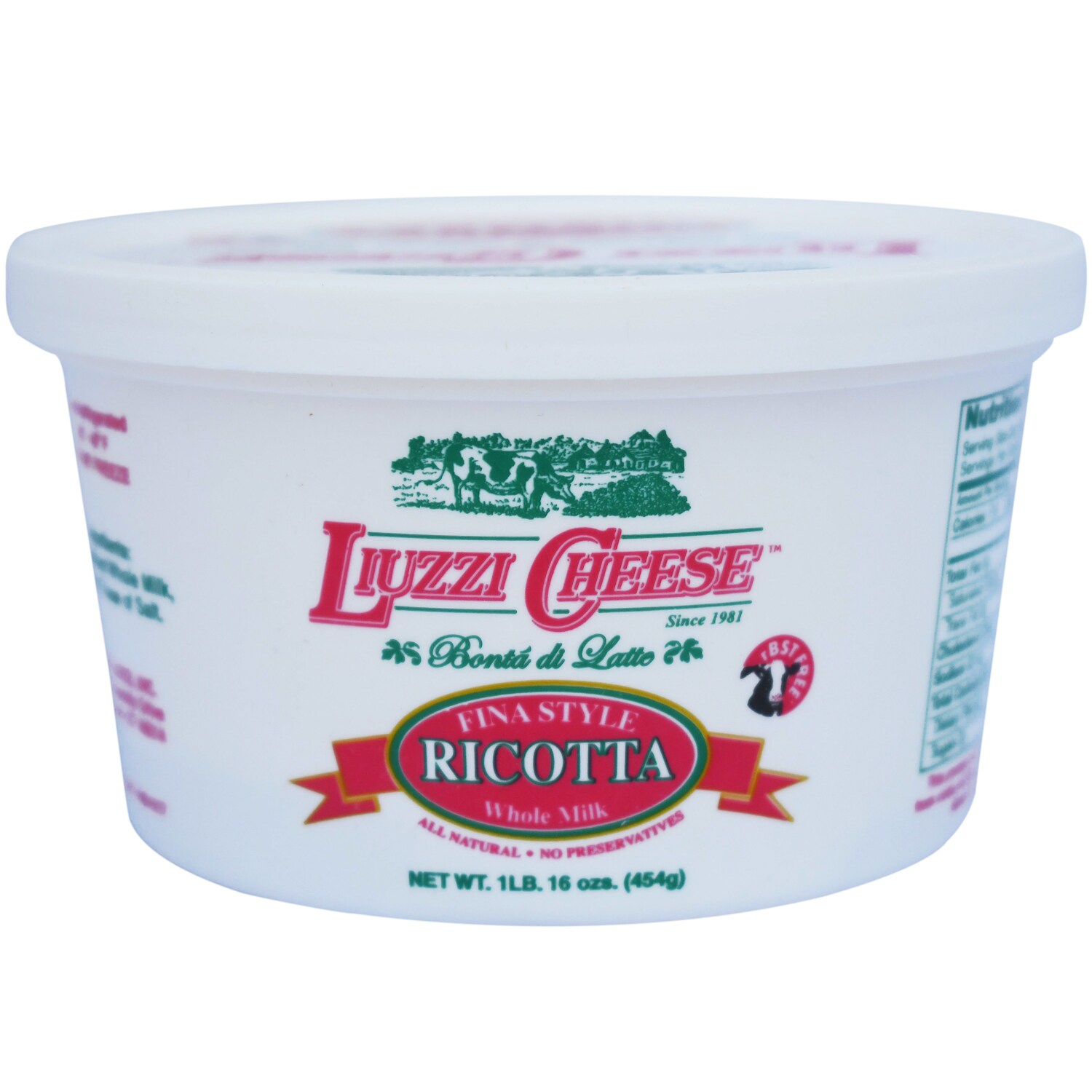 Order Liuzzi Cheese Fina Style Ricotta | Fast Delivery
