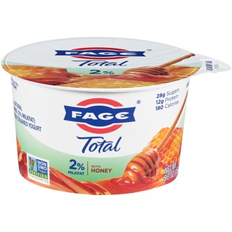 Fage TOTAL 0% Greek Yogurt, Plain, 12ct | FreshDirect
