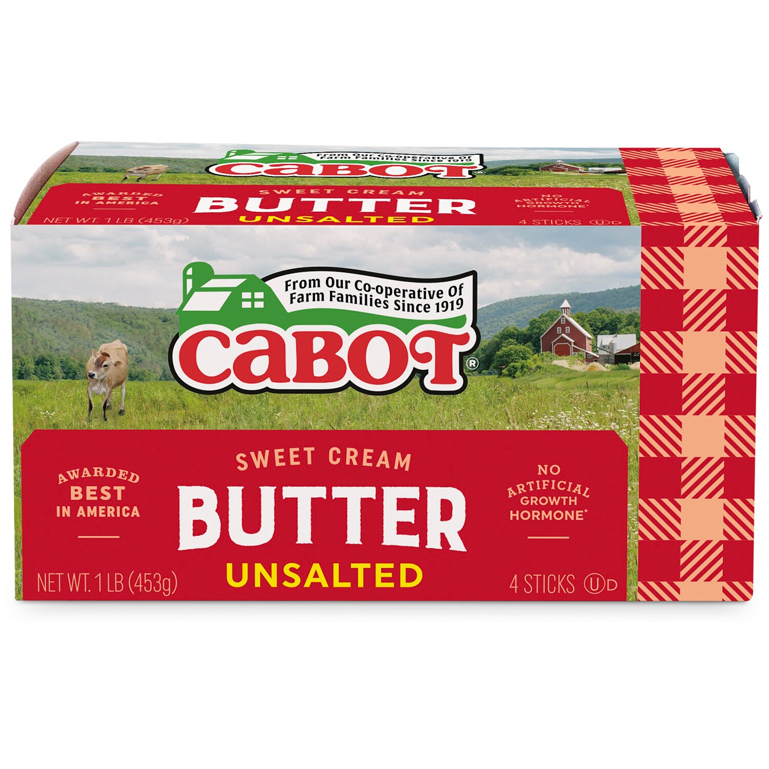 Cabot Sweet Cream Butter, Unsalted | FreshDirect