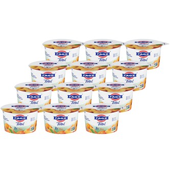 Fage TOTAL 2% Greek Yogurt, Peach, 5.3oz | FreshDirect