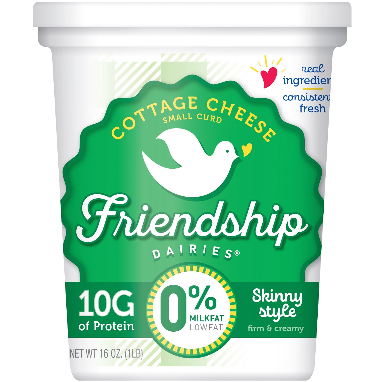 Order Friendship 0% Milkfat Cottage Cheese | Fast Delivery
