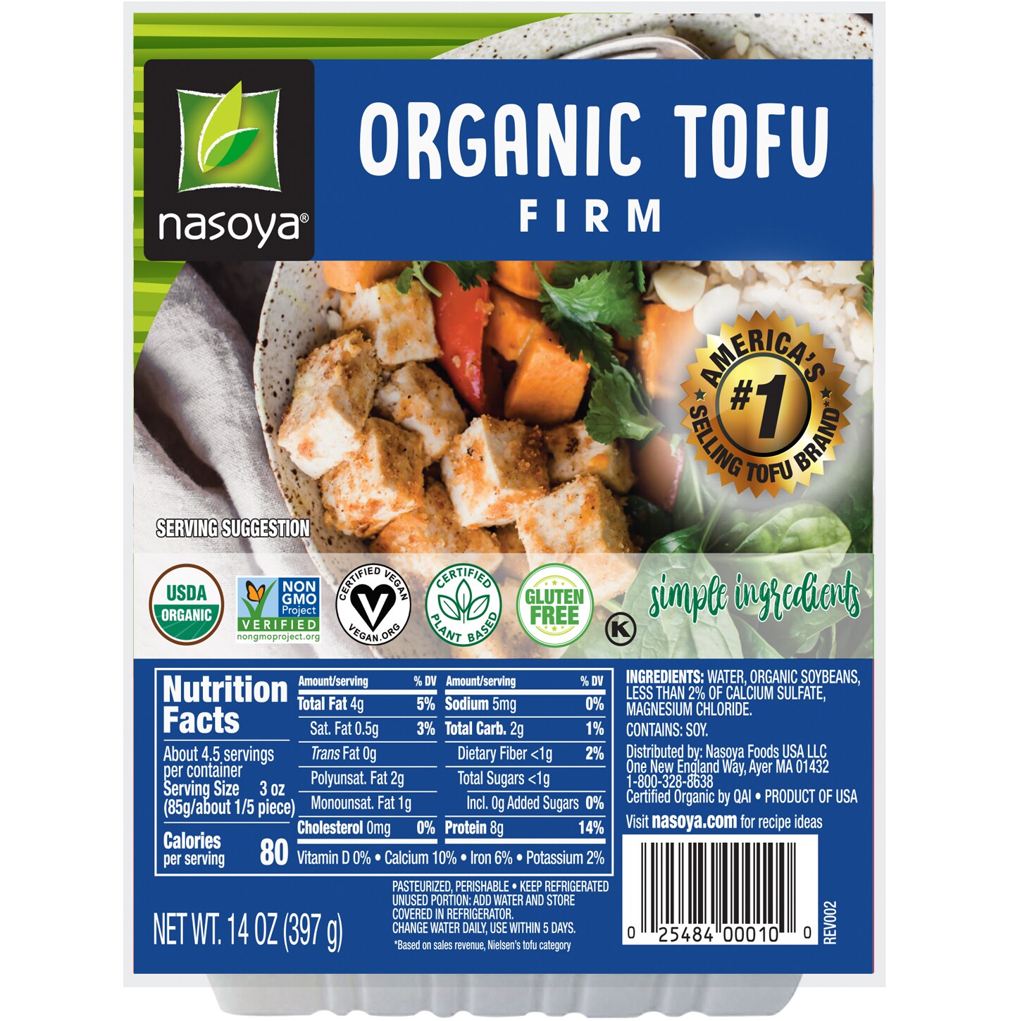 Order Nasoya Organic Firm Tofu | Fast Delivery