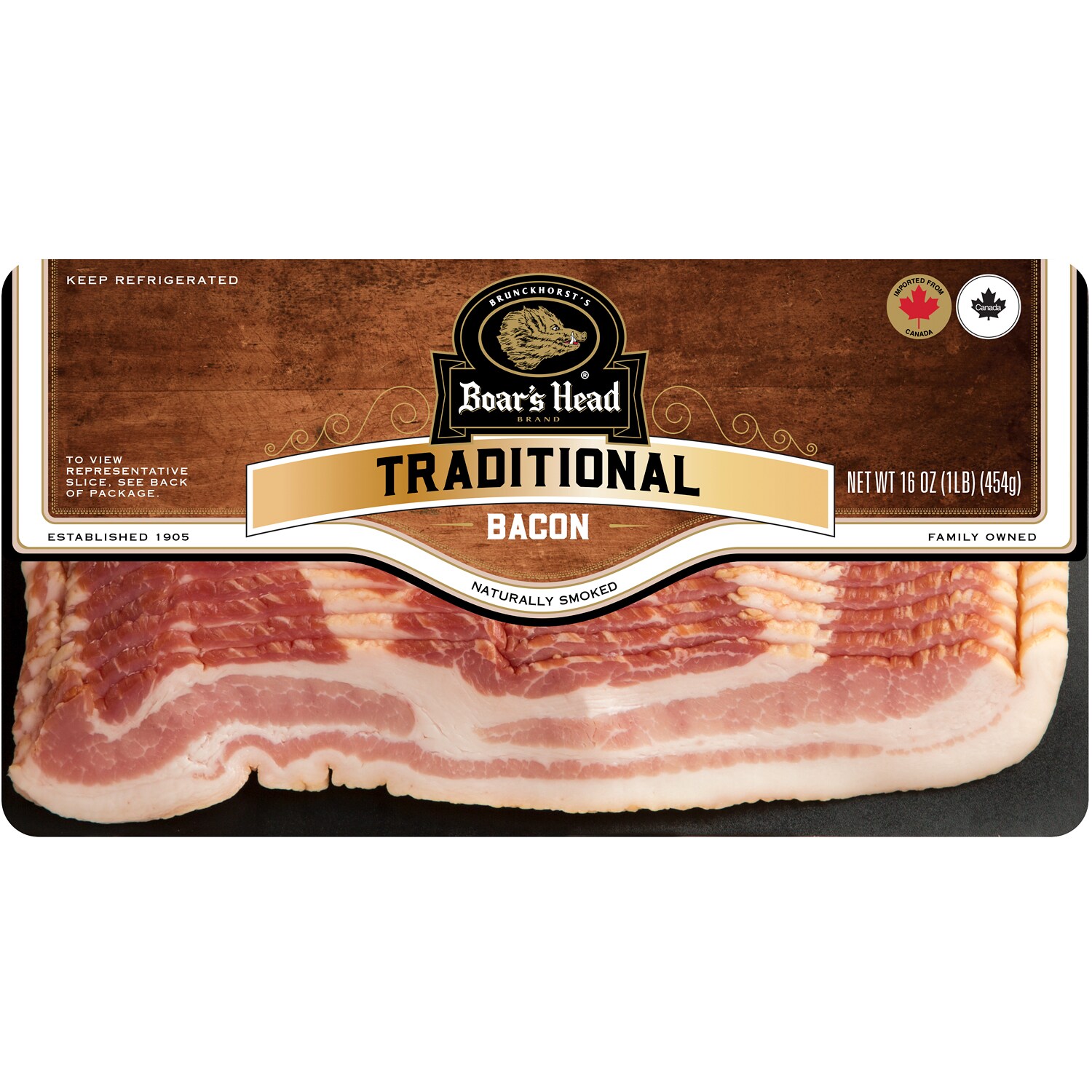 Order Boar's Head Imported Naturally Smoked Bacon | Fast Delivery