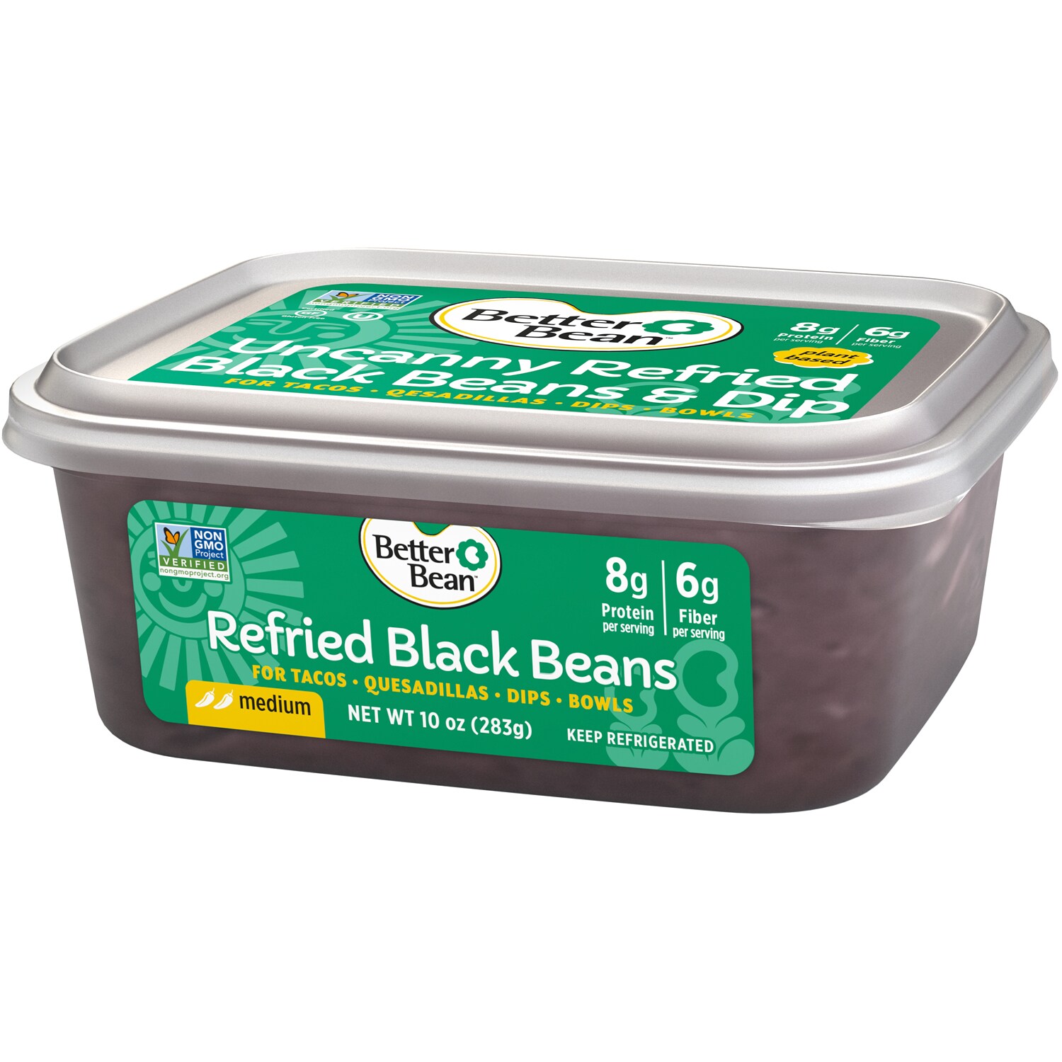 Order Better Bean Uncanny Refried Black Beans & Dip | Fast Delivery