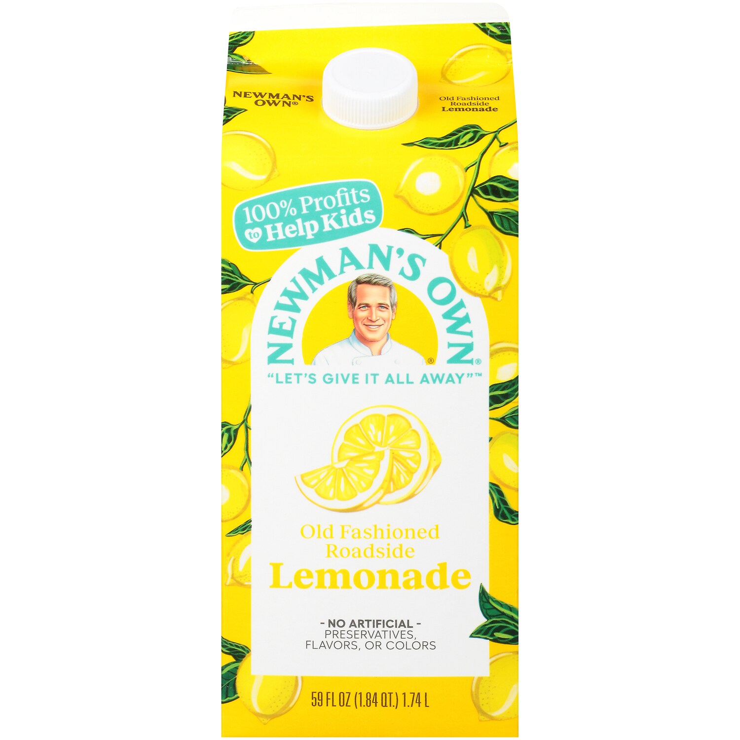 Order Newman's Own Old Fashioned Roadside Lemonade, Carton | Fast Delivery