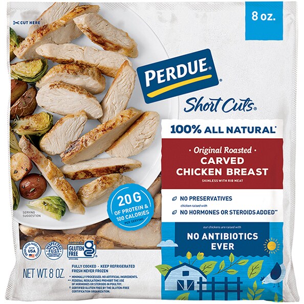 Order Perdue Short Cuts Carved Chicken Breast, Original Roasted | Fast ...