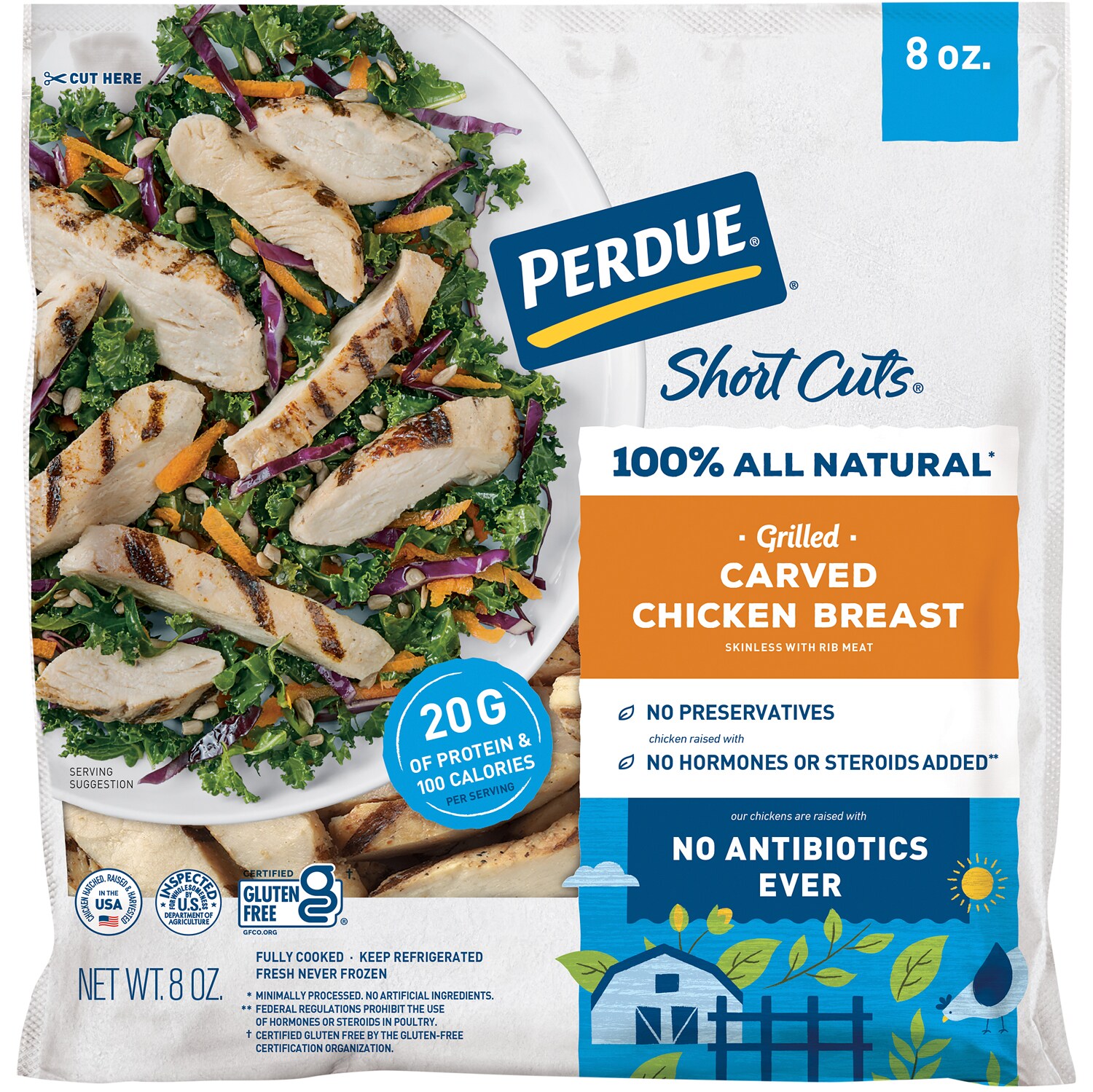 Order Perdue Short Cuts Carved Chicken Breast, Grilled | Fast Delivery