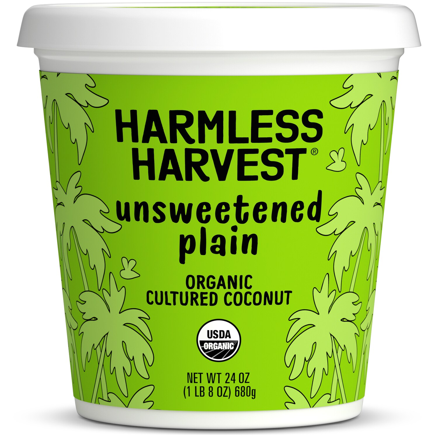 Harmless Harvest Coconut Yogurt, Unsweetened Plain 24oz | FreshDirect