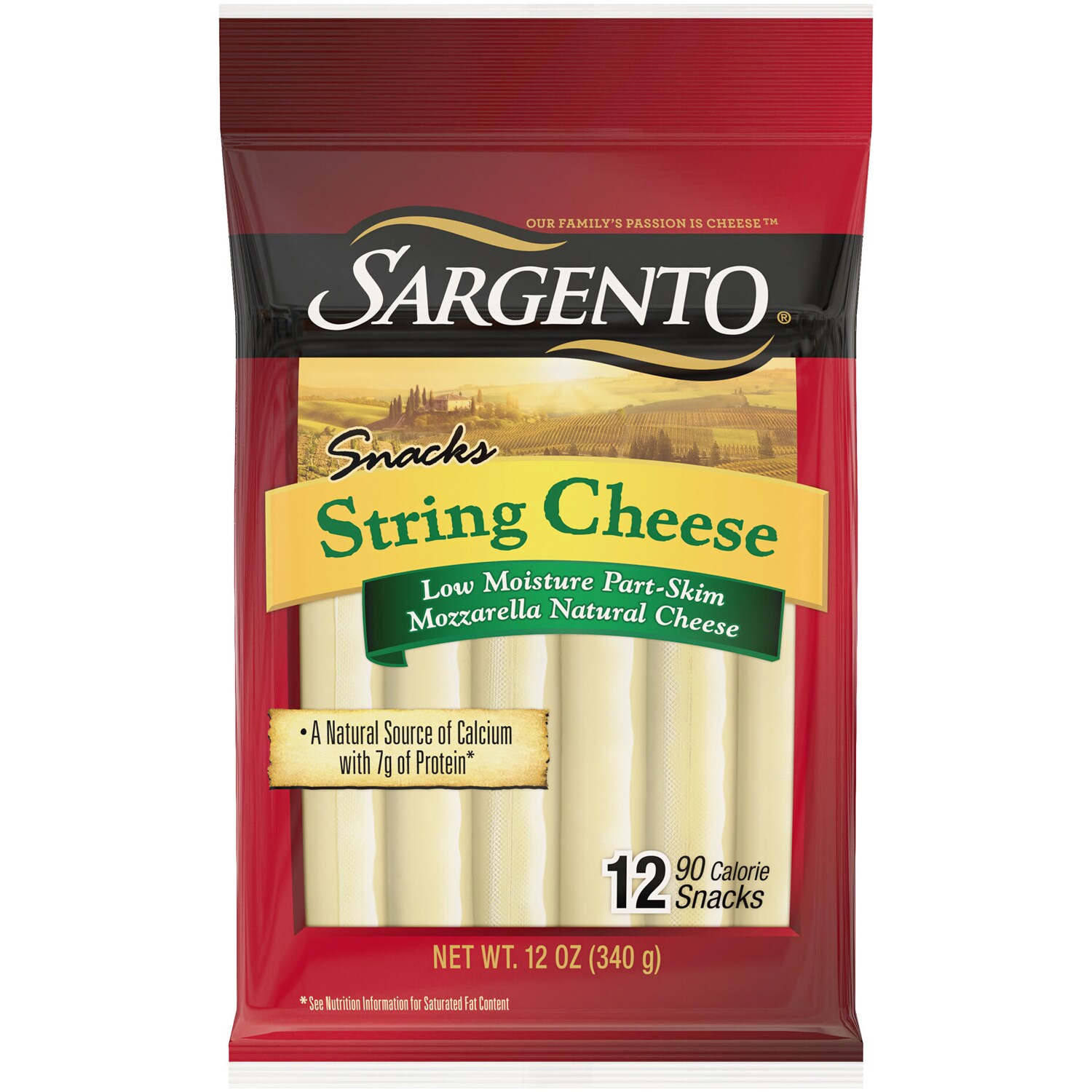 Sargento Mozzarella String Cheese | FreshDirect