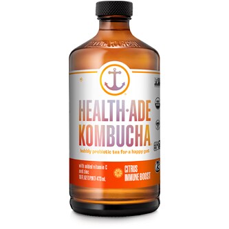 Order Health-Ade Kombucha, Pink Lady Apple, Glass Bottle | Fast Delivery