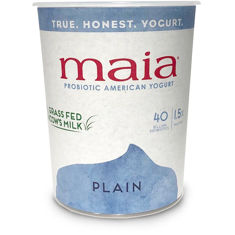 Maia Grass-Fed Greek Yogurt, Plain, 32oz | FreshDirect