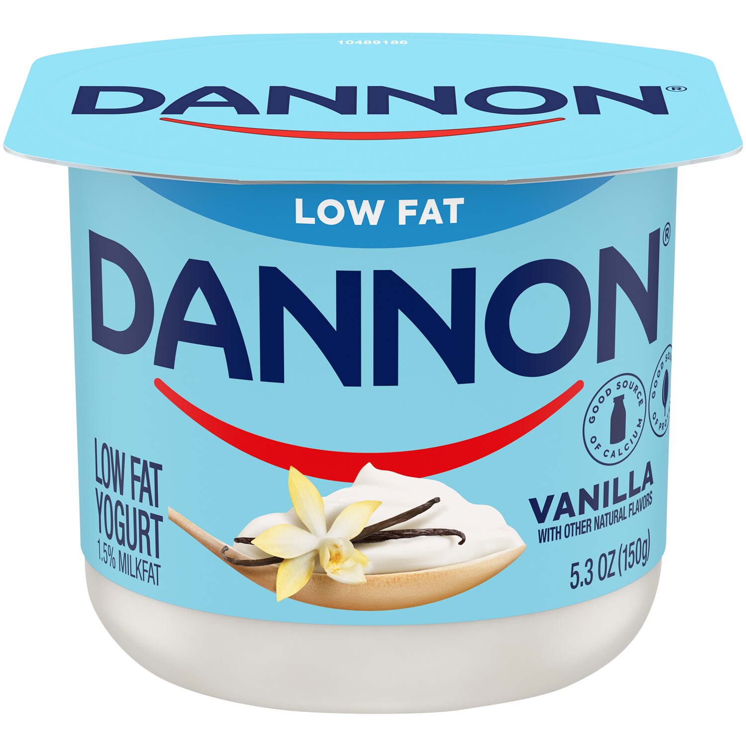 Dannon Lowfat Yogurt, Vanilla 5.3oz | FreshDirect