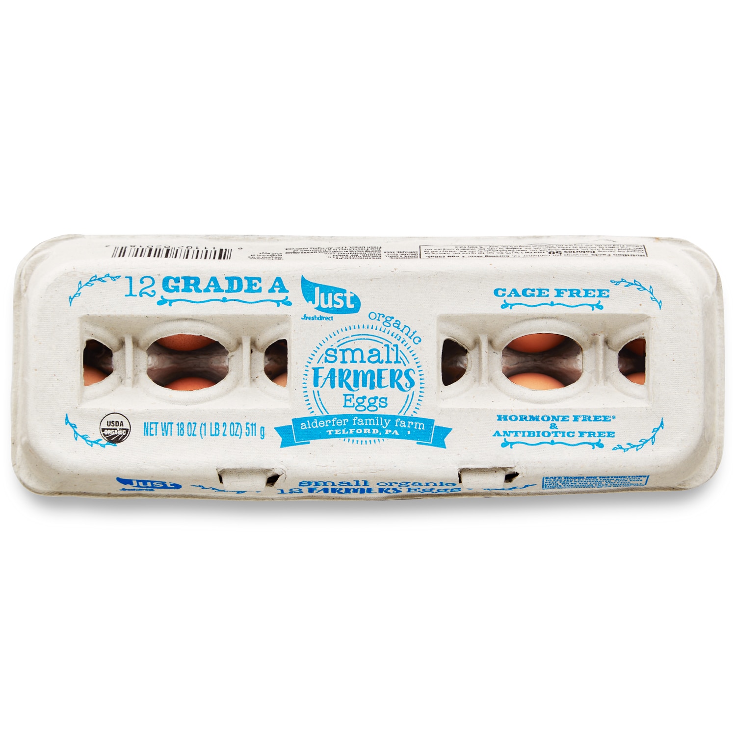 Just FreshDirect Organic Small Farmer's Eggs | FreshDirect