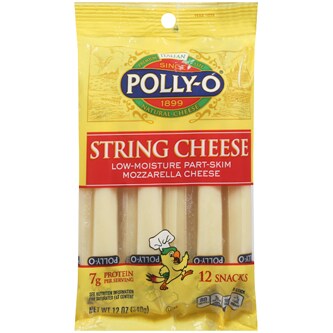 Order Polly-O Mozzarella String Cheese | Fast Delivery