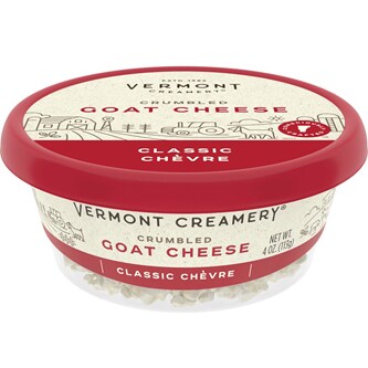 Order Vermont Creamery Crumbled Goat Cheese, Classic Chèvre | Fast Delivery
