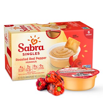 Sabra Hummus Singles, Classic 6ct | FreshDirect