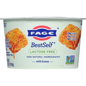 Fage BestSelf Lactose Free Greek Yogurt, Strawberry | FreshDirect