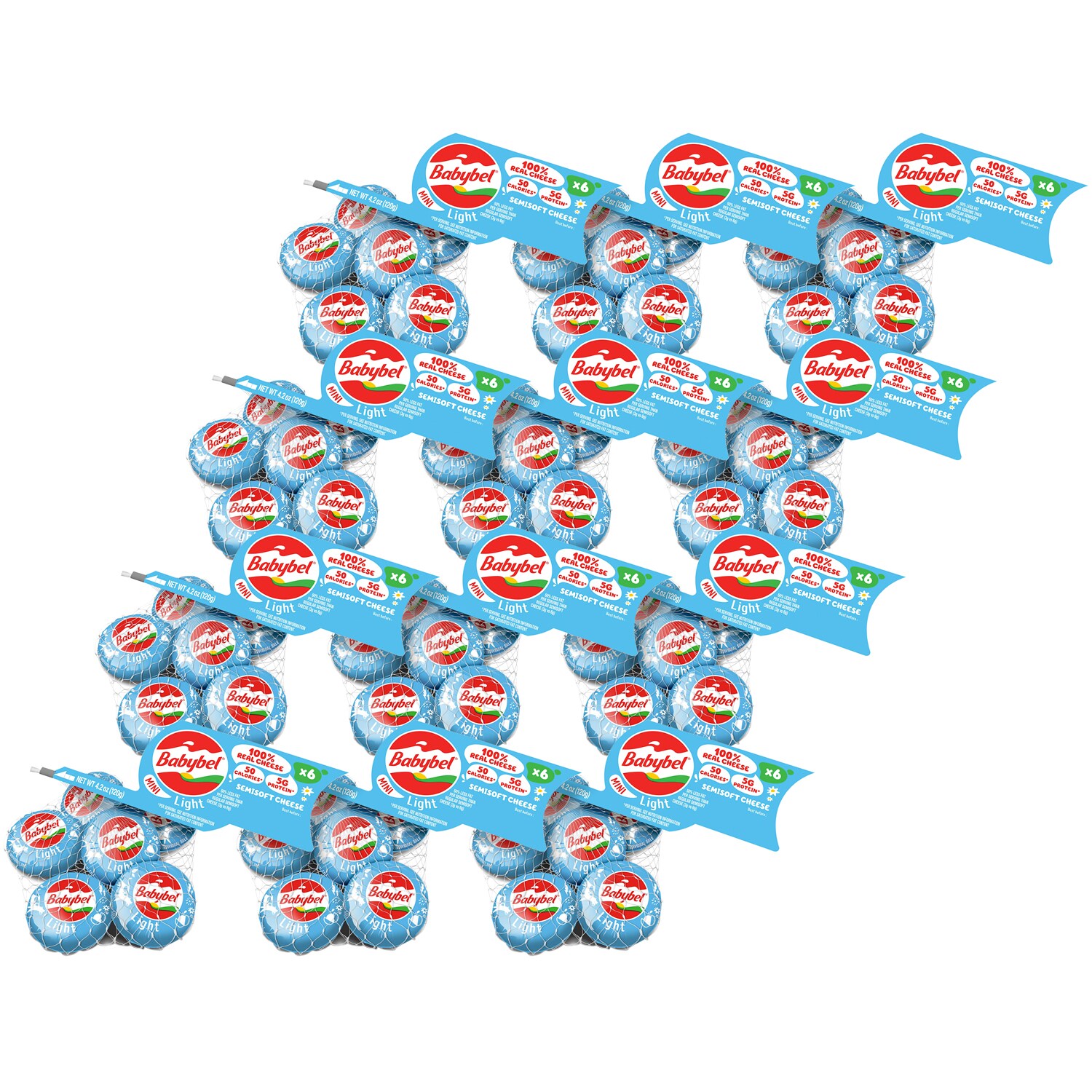 Order Mini Babybel Light Snack Cheese, Case | Fast Delivery