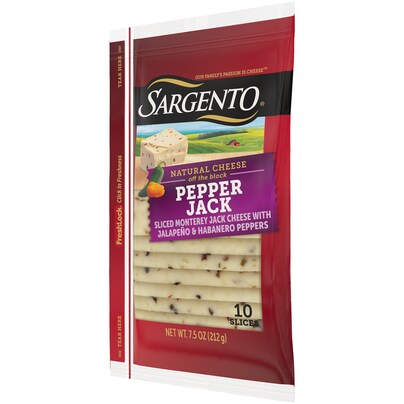 Sargento Sliced Pepper Jack Cheese | FreshDirect