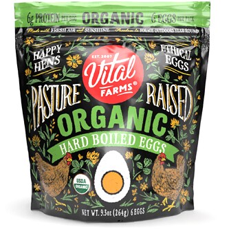 Order Vital Farm Pasture-Raised Organic Hard Boiled Eggs | Fast Delivery