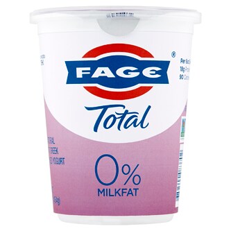 Fage TOTAL 0% Greek Yogurt, Plain, 16oz | FreshDirect