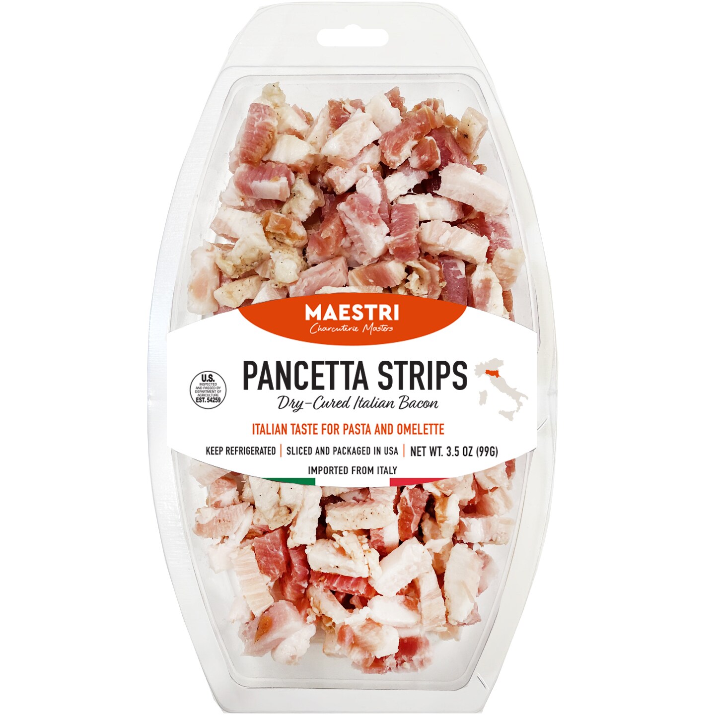 Maestri Pancetta Strips | FreshDirect