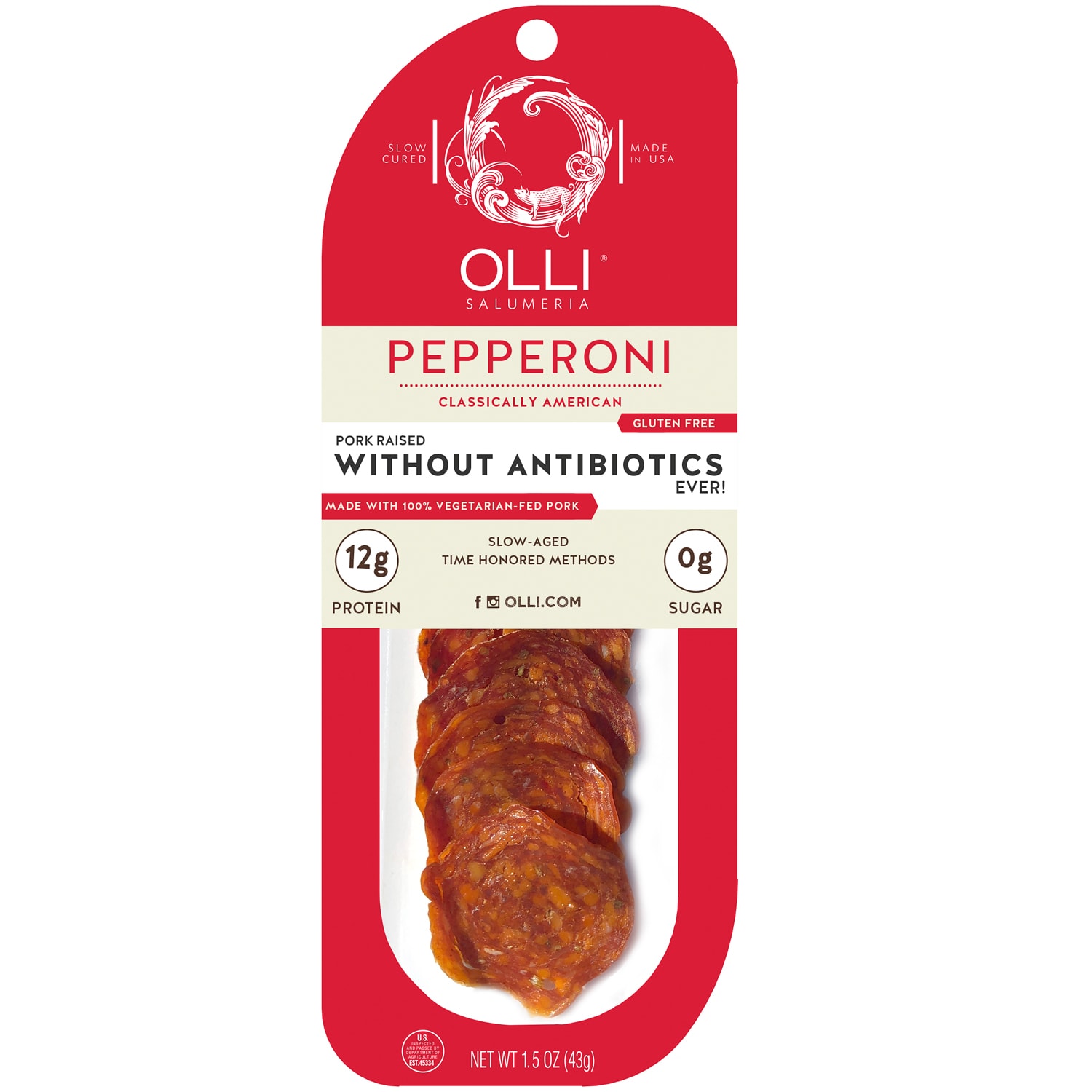 Order Olli Salumeria Sliced Pepperoni | Fast Delivery