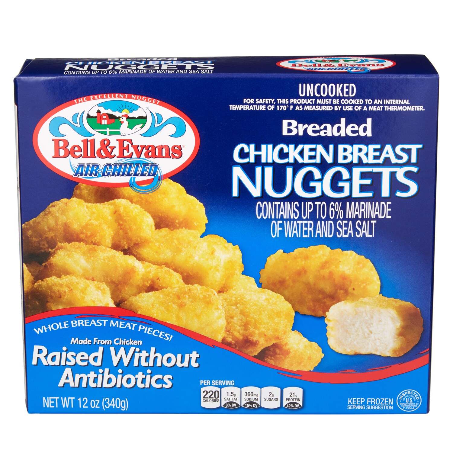 Order Bell & Evans Breaded Chicken Breast Nuggets | Fast Delivery