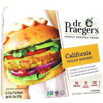 Order Dr. Praeger's Super Greens Veggie Burgers | Fast Delivery