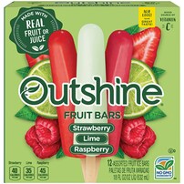 Order Outshine No Sugar Added Fruit Bars, Strawberry, Raspberry ...