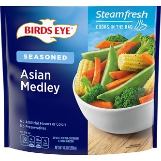 Order Birds Eye Steamfresh Broccoli, Carrots, Sugar Snap Peas & Water ...