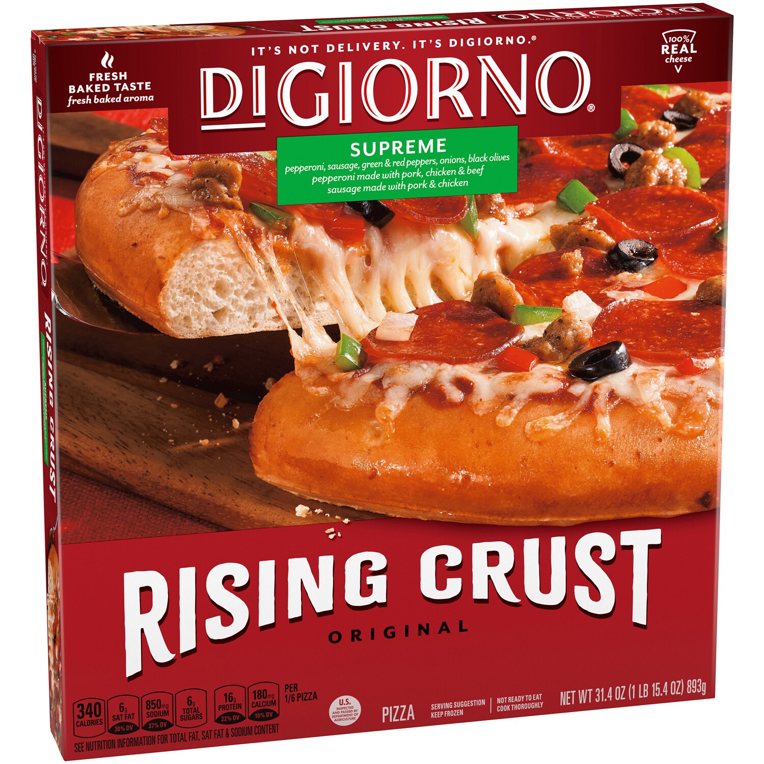 Order DiGiorno Original Rising Crust Pizza, Supreme | Fast Delivery