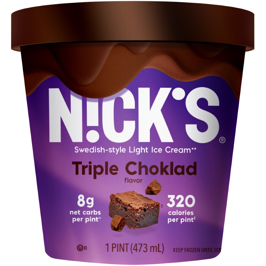 N!ck's Swedish-Style Ice Cream, Triple Choklad | FreshDirect