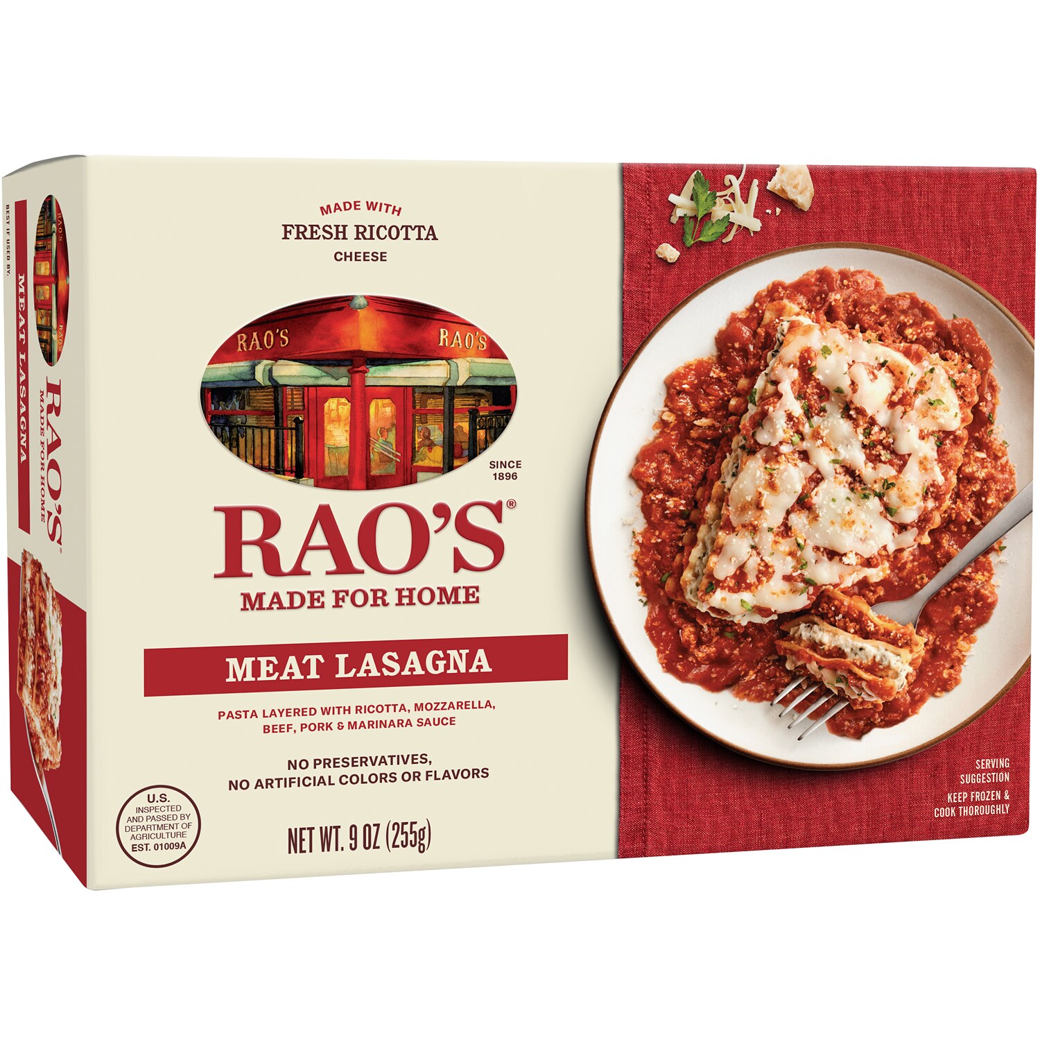 Rao's Made for Home Meat Lasagna, 9oz | FreshDirect