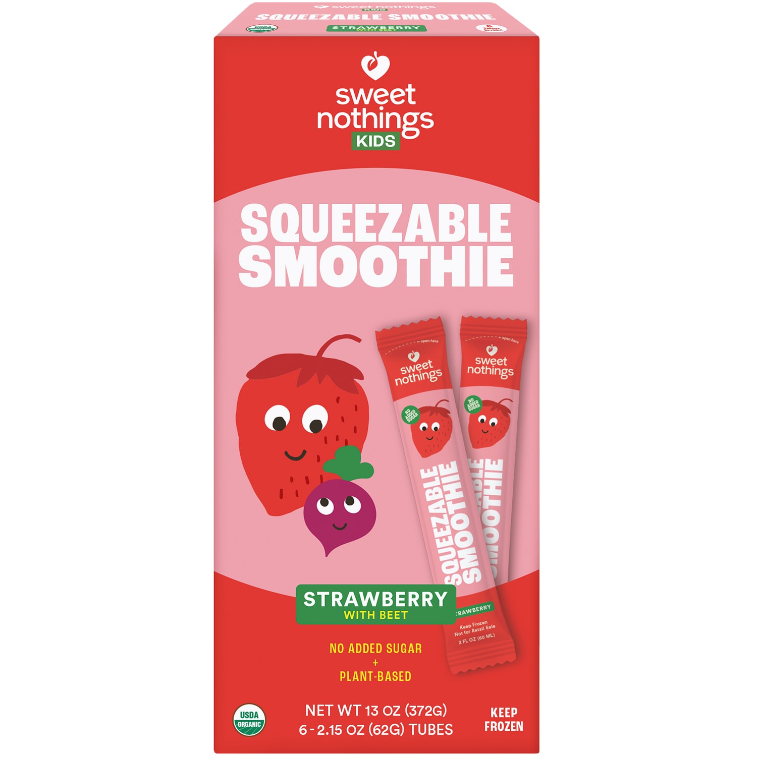 Sweet Nothings Kids Smoothie, Strawberry with Beet | FreshDirect