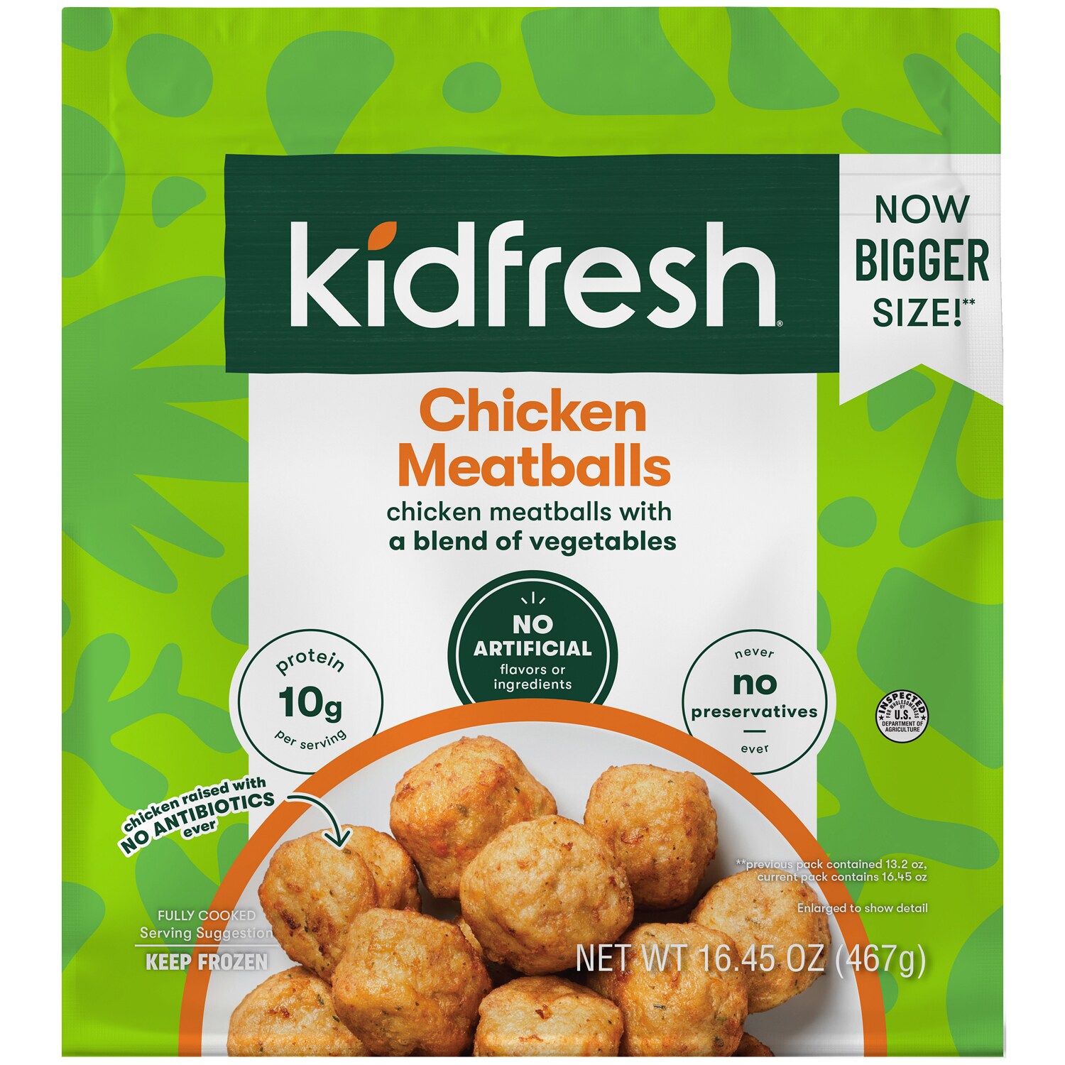 Kidfresh Chicken Meatballs, Value Pack | FreshDirect