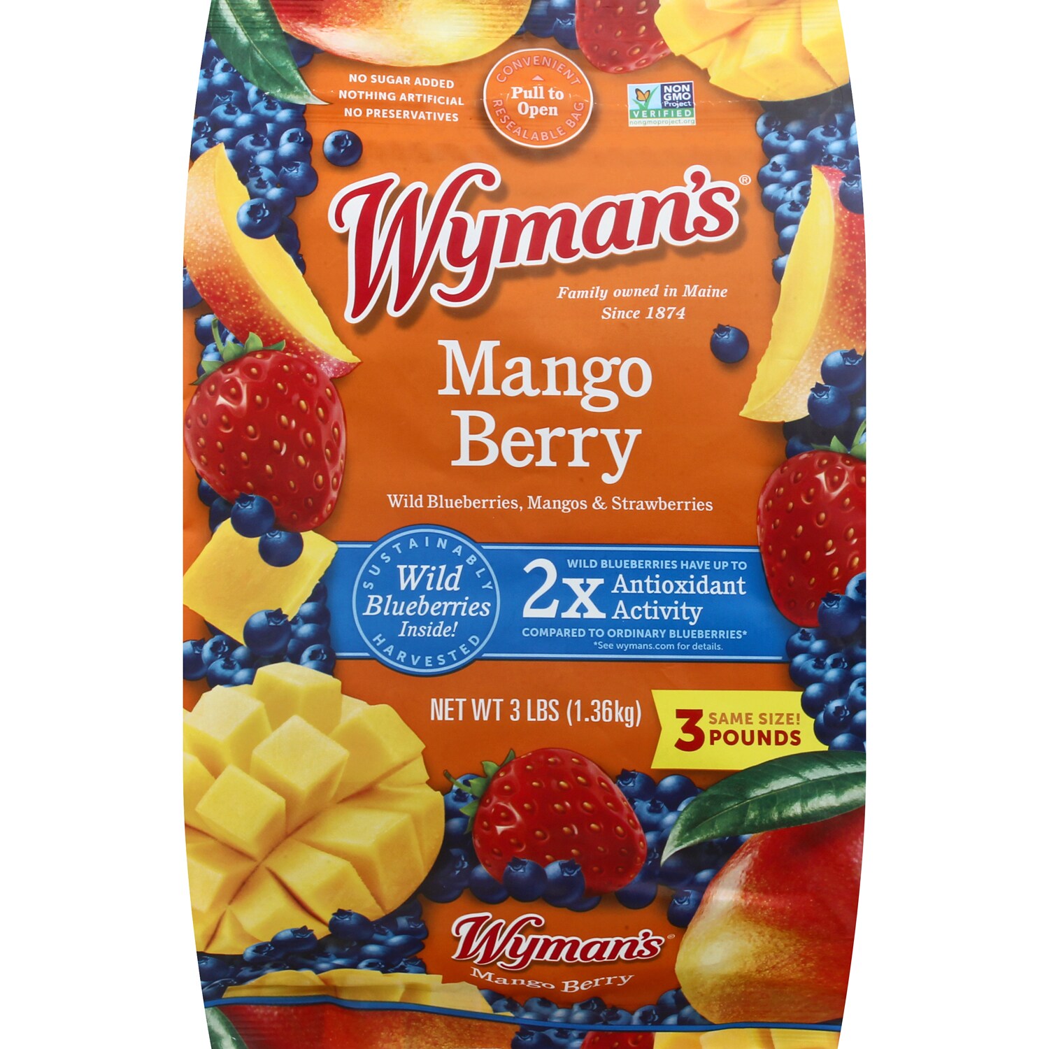 Wyman's Mango Berry, Frozen | FreshDirect