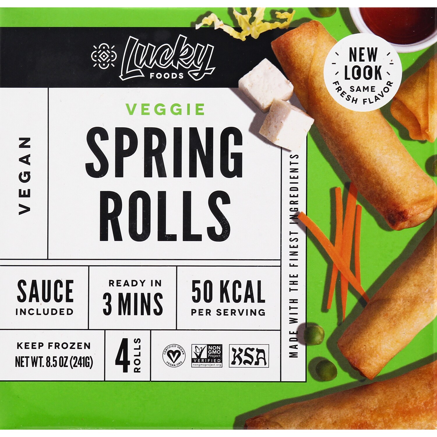 Lucky Foods Spring Rolls, Veggie | FreshDirect
